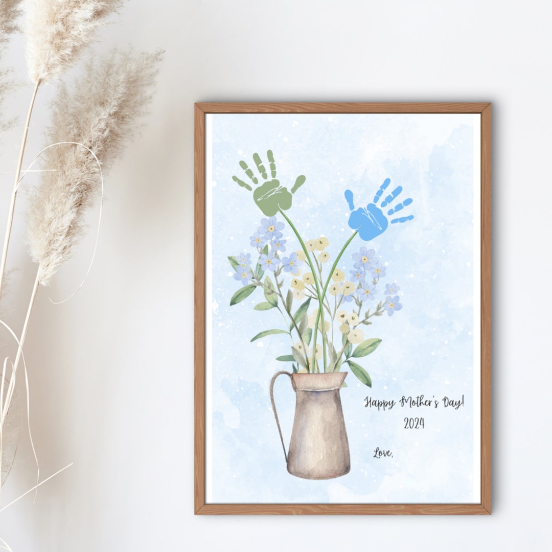 Mothers Day Handprint Craft, Mom Handprint Craft, Mothers Day Craft ...