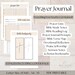 Prayer Journal, Bible Study Guide, Prayer Journal Printable: Elevate ...