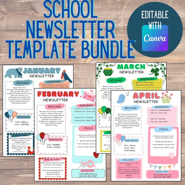 Newsletter Template - Etsy