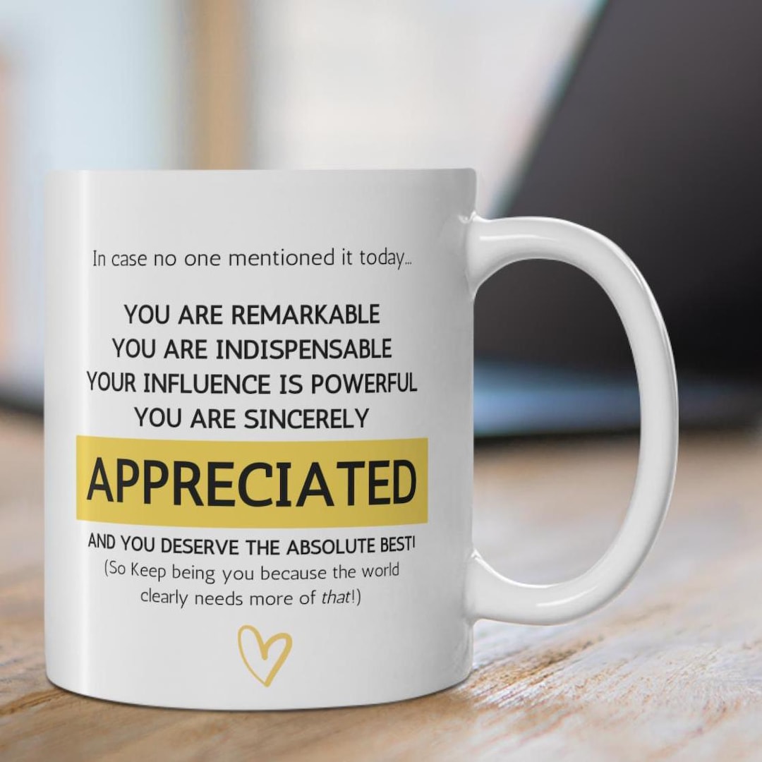 Appreciation Gift | Employee Appreciation | Thank You Mug | Gratitude ...