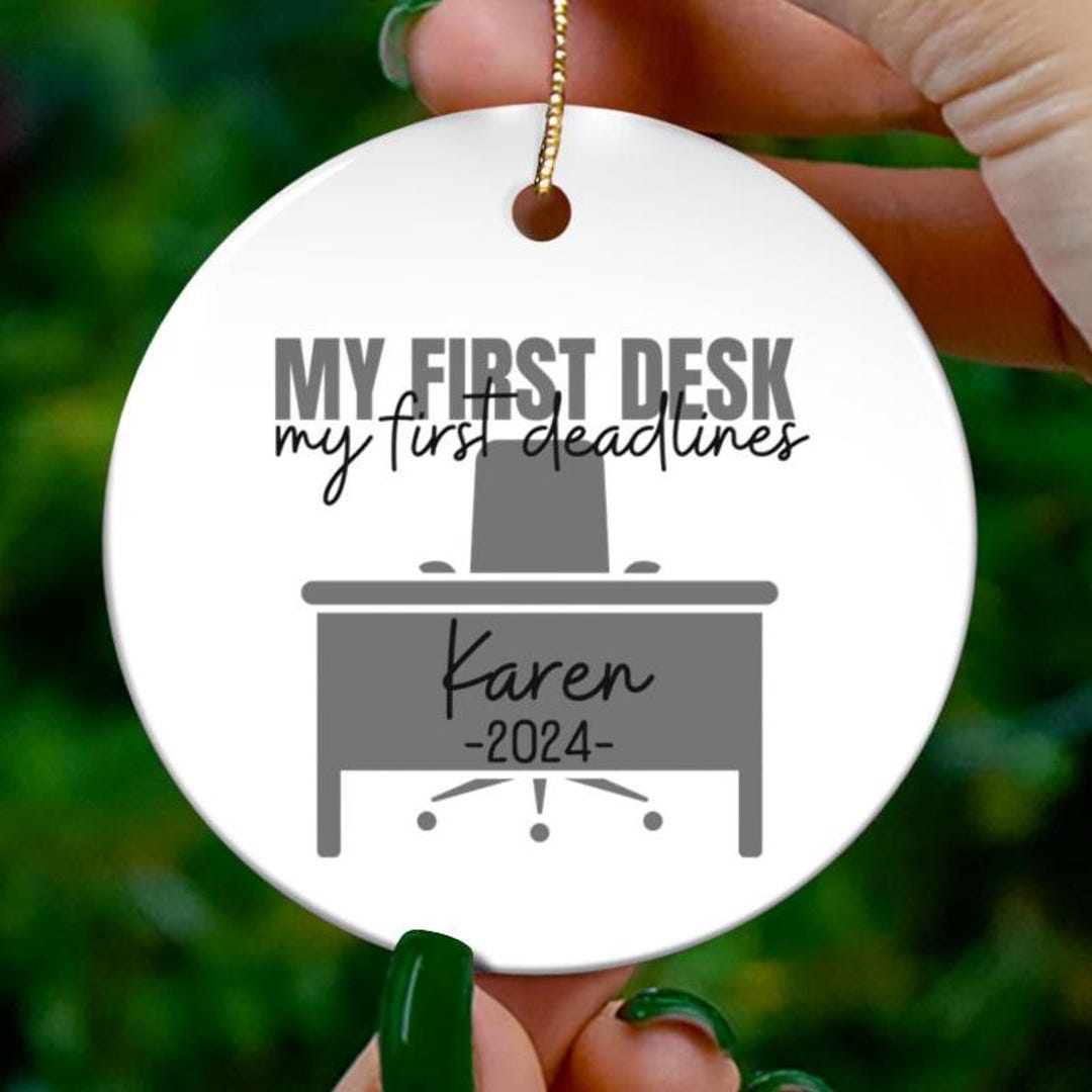 First Job Ornament First Job Christmas Ornament 1st Job Ornaments ...