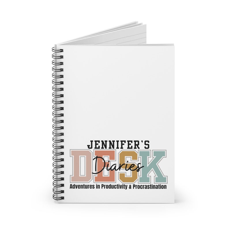 Funny Work Notebooks Personalized | Work Gifts | Office Supplies for ...