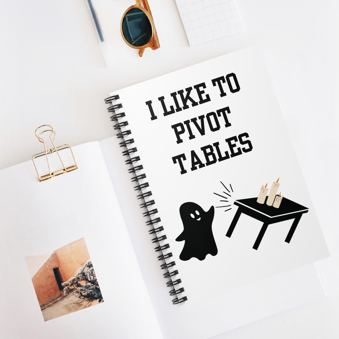 Data Science Halloween Notebook, Data Funny Spooky Gift, Pivot Tables ...