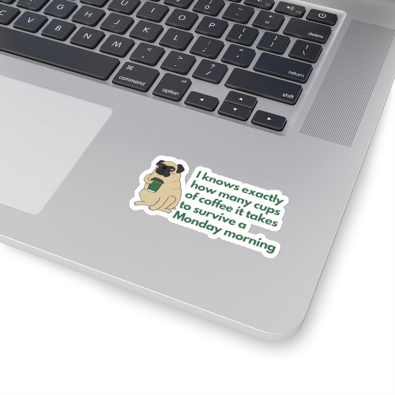 Funny Workplace Sticker, Employee Stickers, Water Bottle Decals, Monday ...