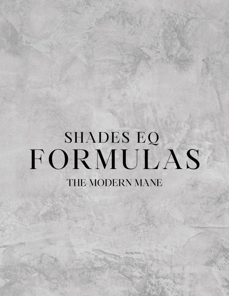 Redken Shades EQ Formulas - Etsy