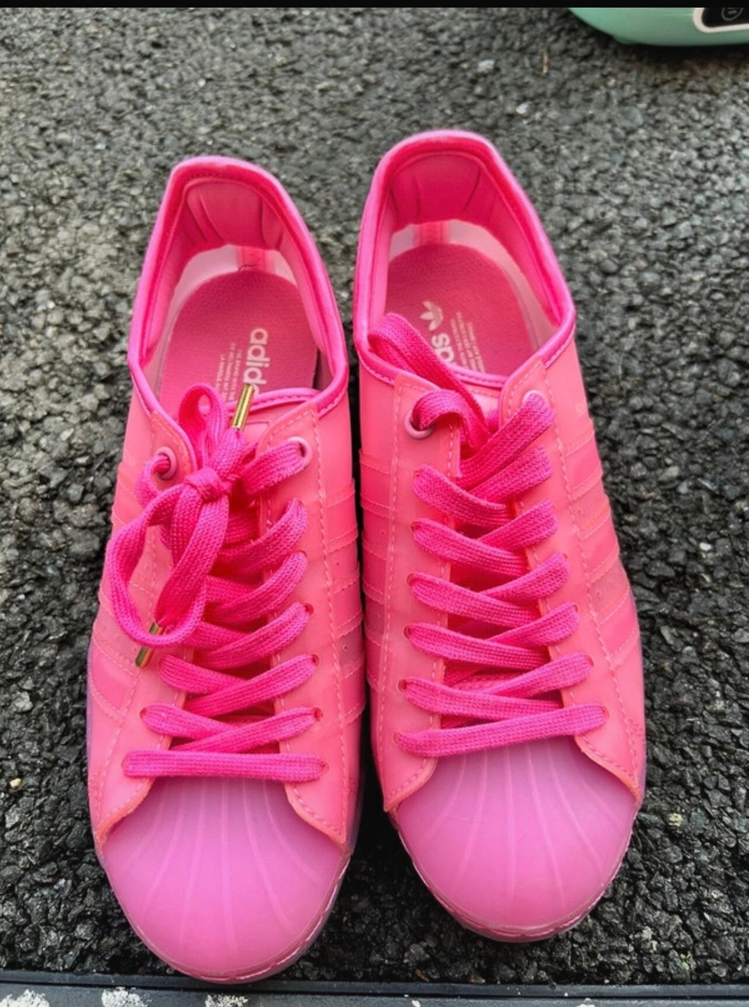 Adidas Originals Superstar Jelly Women's Trainers Transparent Pink ...