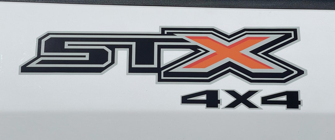 Set of 2: STX 4X4 off Road Truck Bed Decals Stickers Ford F150 ORANGE ...
