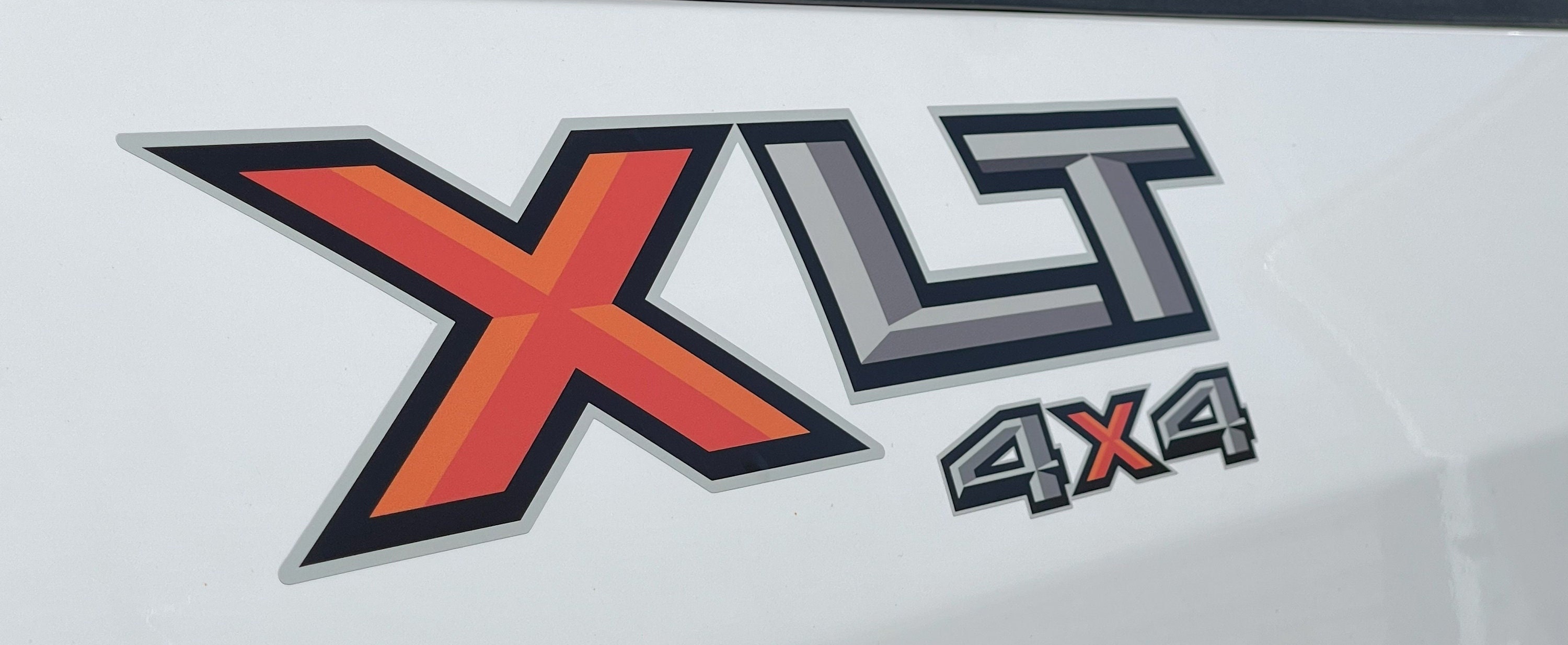 Set of 2: XLT 4X4 off Road Truck Bed Decals Stickers Ford F150 ORANGE ...