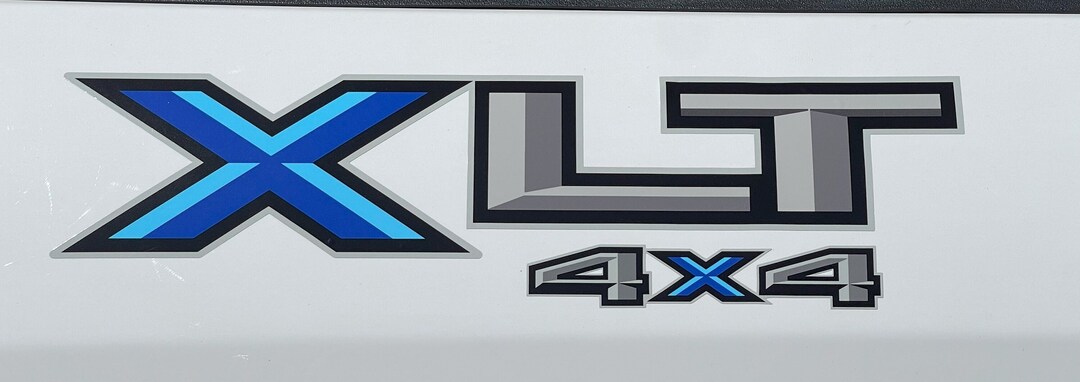 Set of 2: XLT 4X4 off Road Truck Bed Decals Stickers Ford F150 BLUE - Etsy