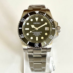 Submarine Style Seiko Mod Men's Watch With Seiko NH36A Movement Sku1191 ...