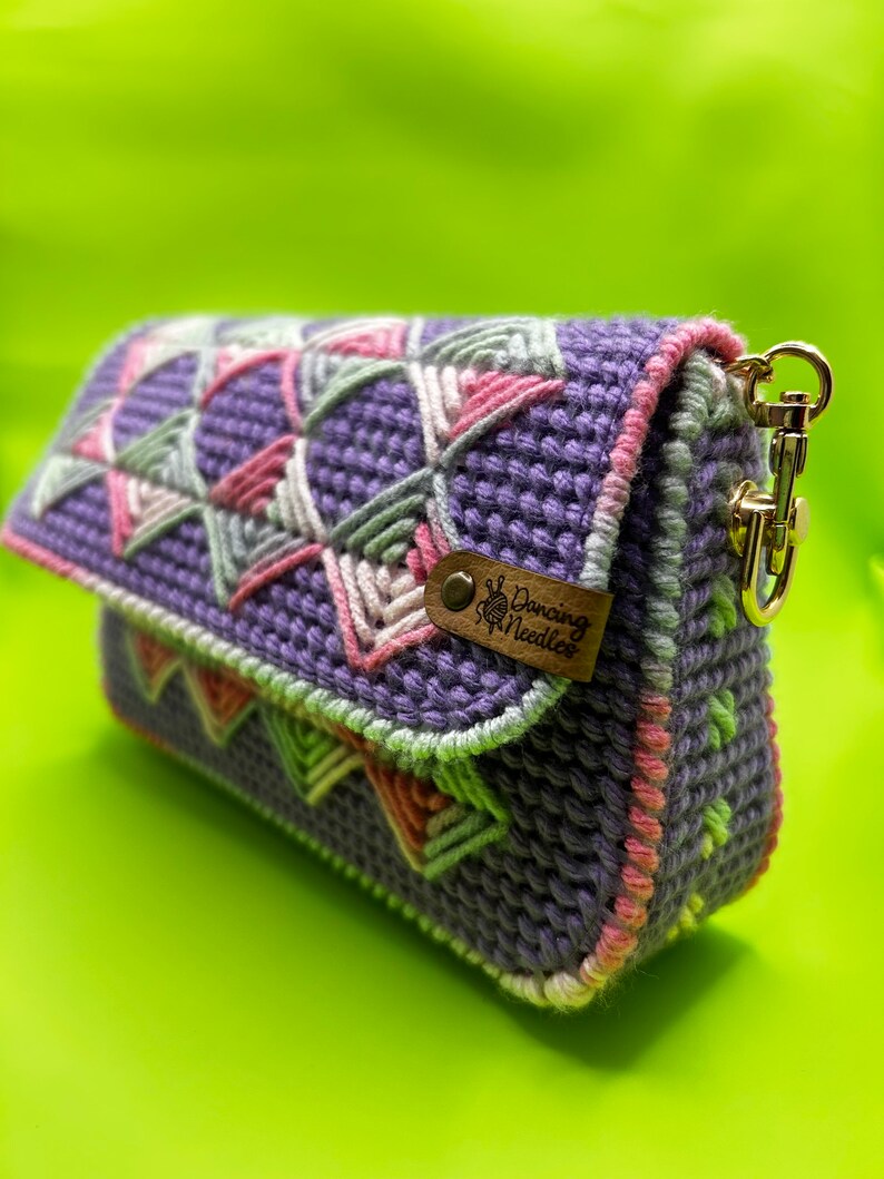 Crossbody Rhombus Purse Plastic Canvas - Etsy