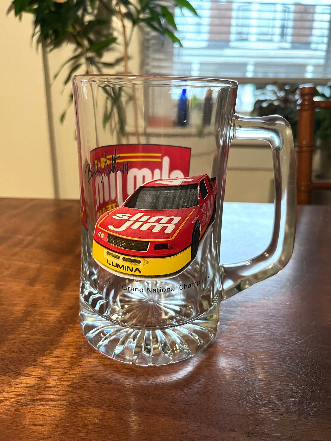Slim Jim Bobby Labonte 1991 NASCAR Beer Stein - Etsy