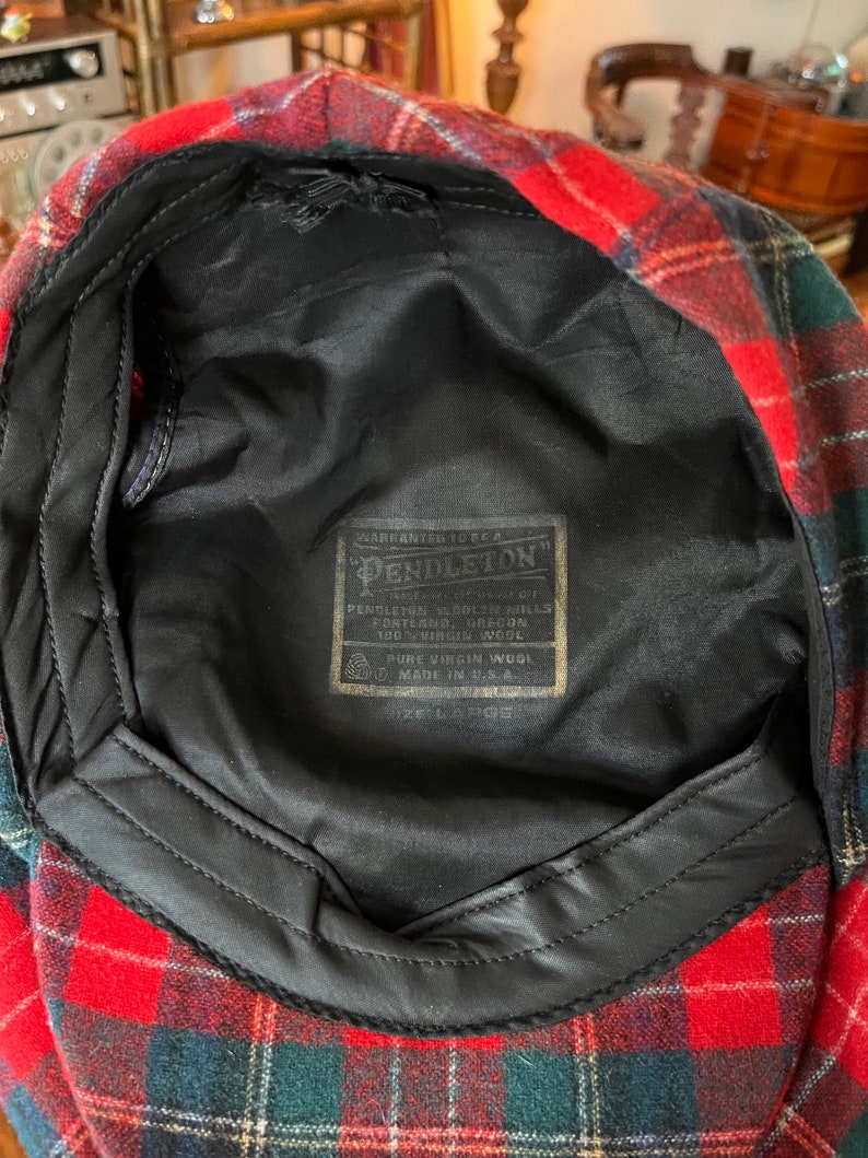 Vintage Pendleton Wool Newsboy Driver Cap Size Large - Etsy