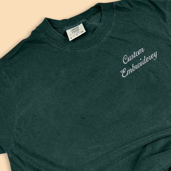 Custom Embroidery Logo Shirts - Etsy
