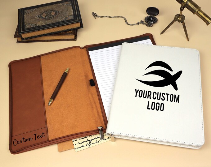 Personalized Leather Portfolio, Custom Portfolio, Leather Portfolio ...