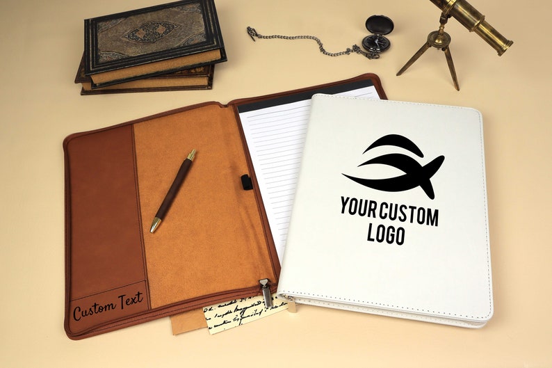 Personalized Leather Portfolio, Custom Portfolio, Leather Portfolio ...