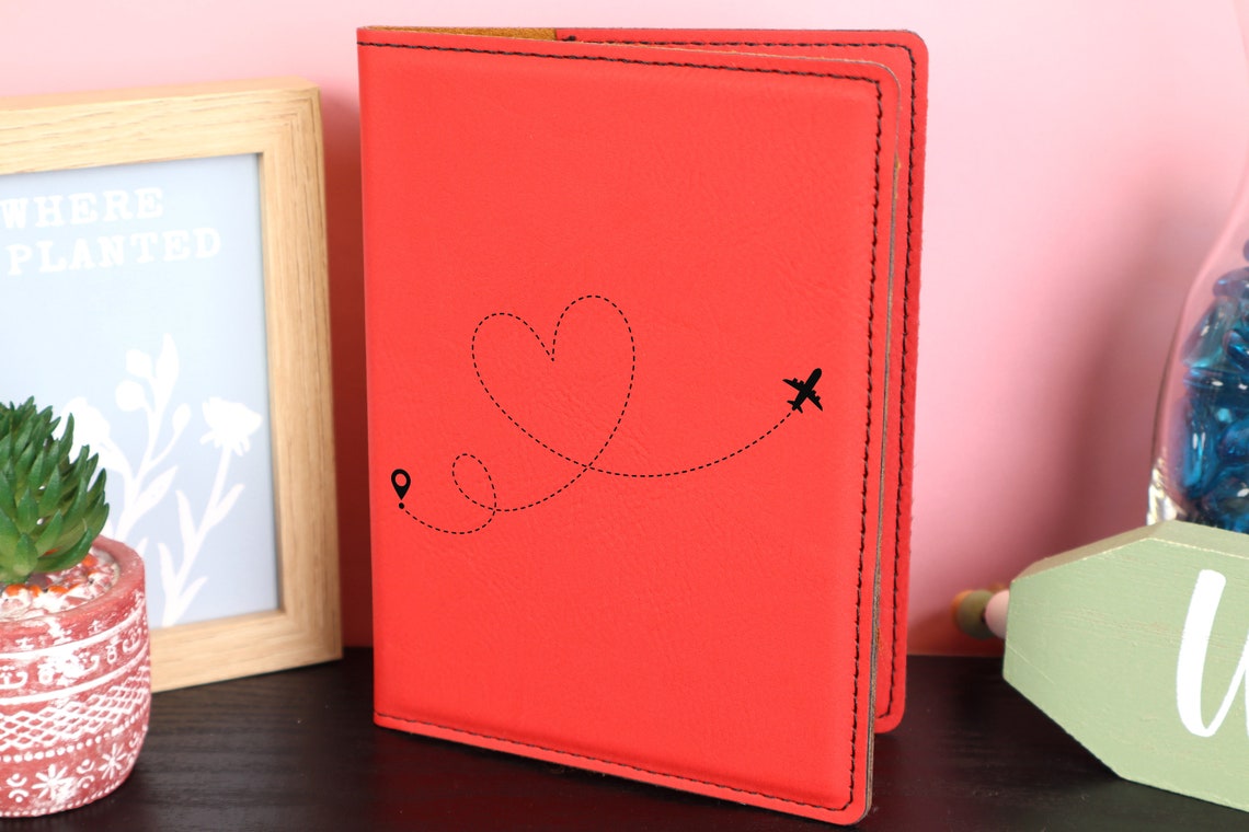 Traveler's Gift, Leather Passport Cover Personalized, Leather Passport ...