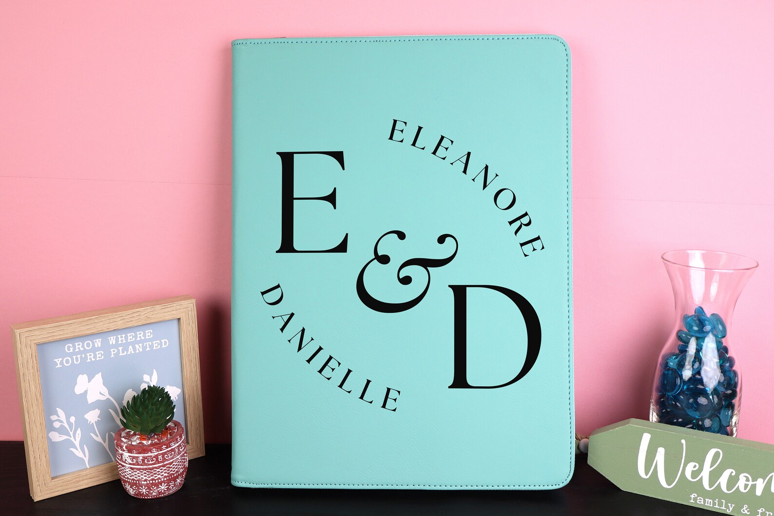 Personalized Leather Portfolio, Custom Portfolio, Leather Portfolio ...