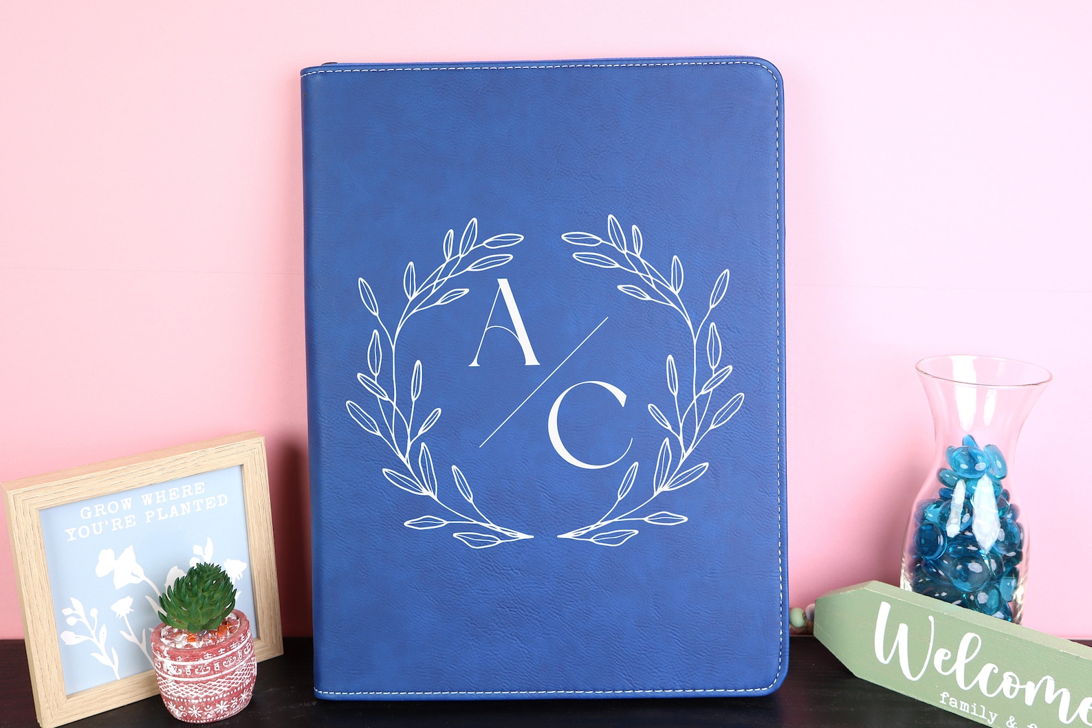 Personalized Leather Portfolio, Custom Portfolio, Leather Portfolio ...