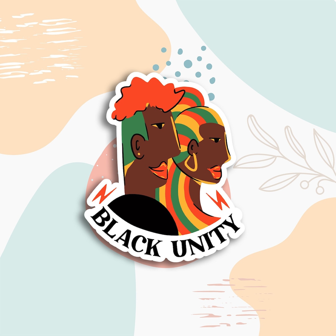 Black Unity Stickers, Black History Black Lives Matter Sticker, Planner ...
