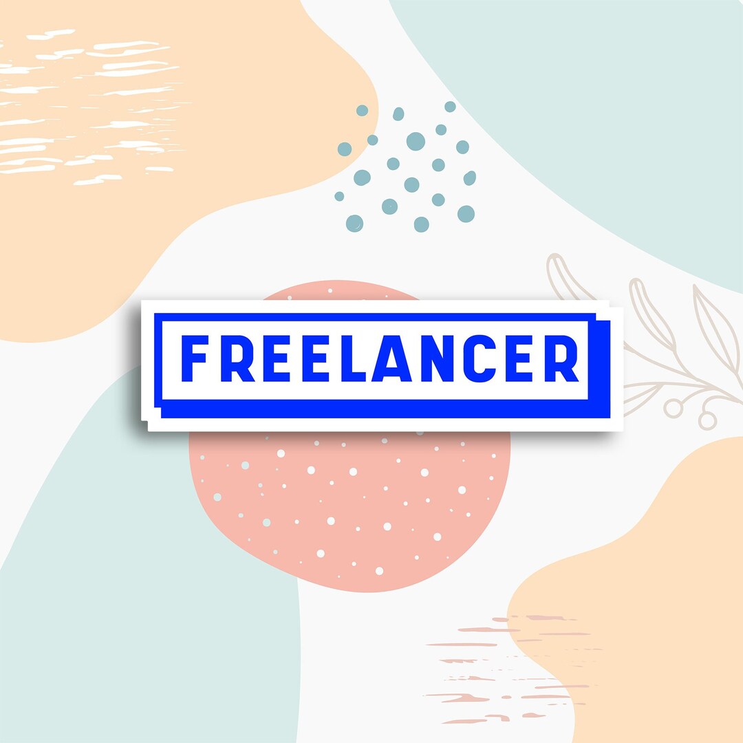 Free Lancer Decals, Free Lancer Sticker, Planner Sticker, Laptop ...