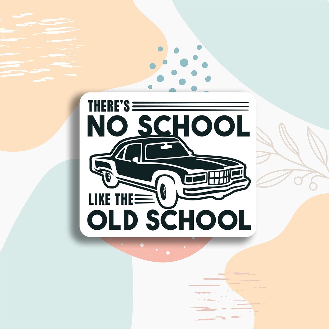 Old School Cars Sticker, Antiques Sticker, Funny Antique Sticker ...