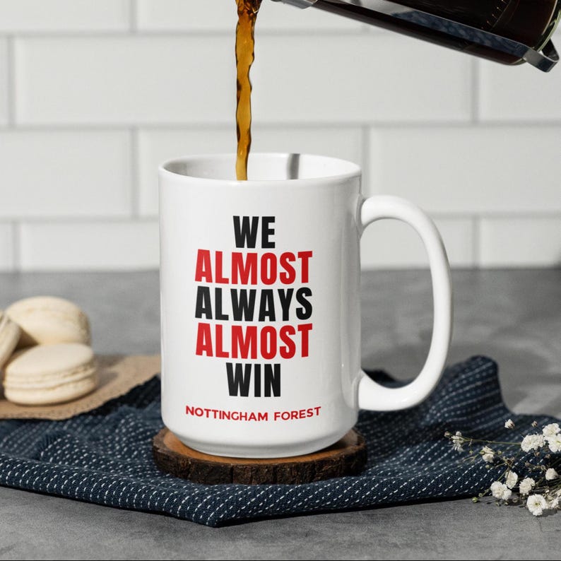 Nottingham Forest Fan Mug | Tricky Trees Coffee Cup | Personalised ...