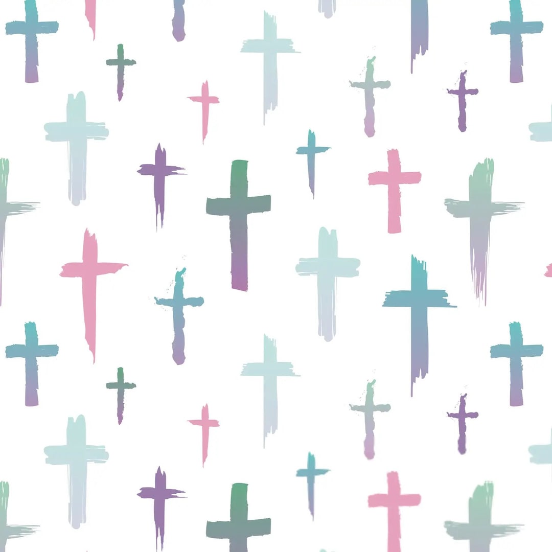 Pastel Brushed Cross Paper - Etsy