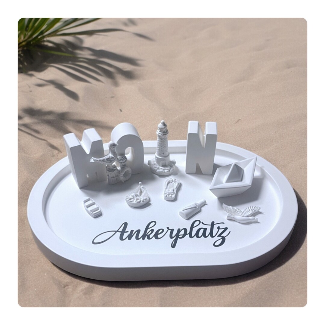 Moin Lettering, Anchorage, Maritime Decoration Made of Raysin - Etsy