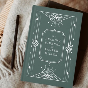 Personalized Reading Journal Custom Reading Tracker Journal Notebook A5 ...