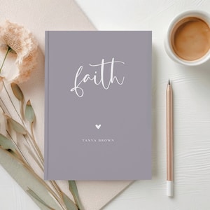 Personalized Faith Journal, Custom Prayer Journal, Christian Gifts for ...