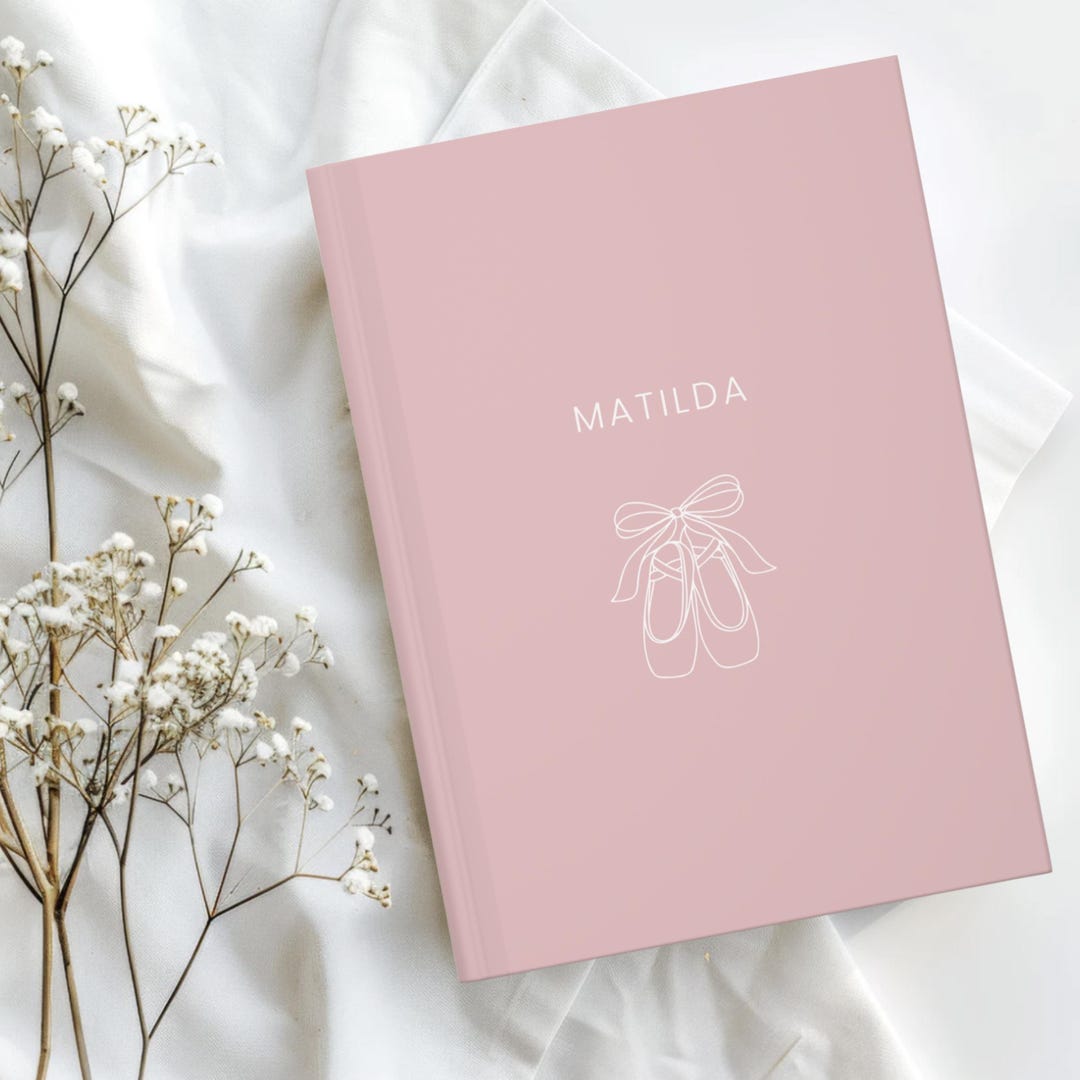 Custom Dance Journal, Dance Gifts for Girls, Personalized Ballet ...