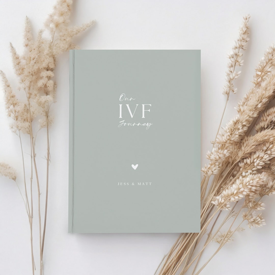 IVF Gift, Our IVF Journey Personalized IVF Journal, Miracle Baby Gift ...