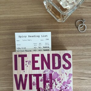 Printable Spicy Bookmark Reading Log Tracker With Spicy Books Rating ...