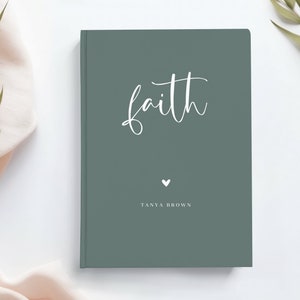 Personalized Faith Journal, Custom Prayer Journal, Christian Gifts for ...