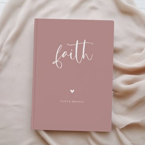 Personalized Faith Journal, Custom Prayer Journal, Christian Gifts for ...
