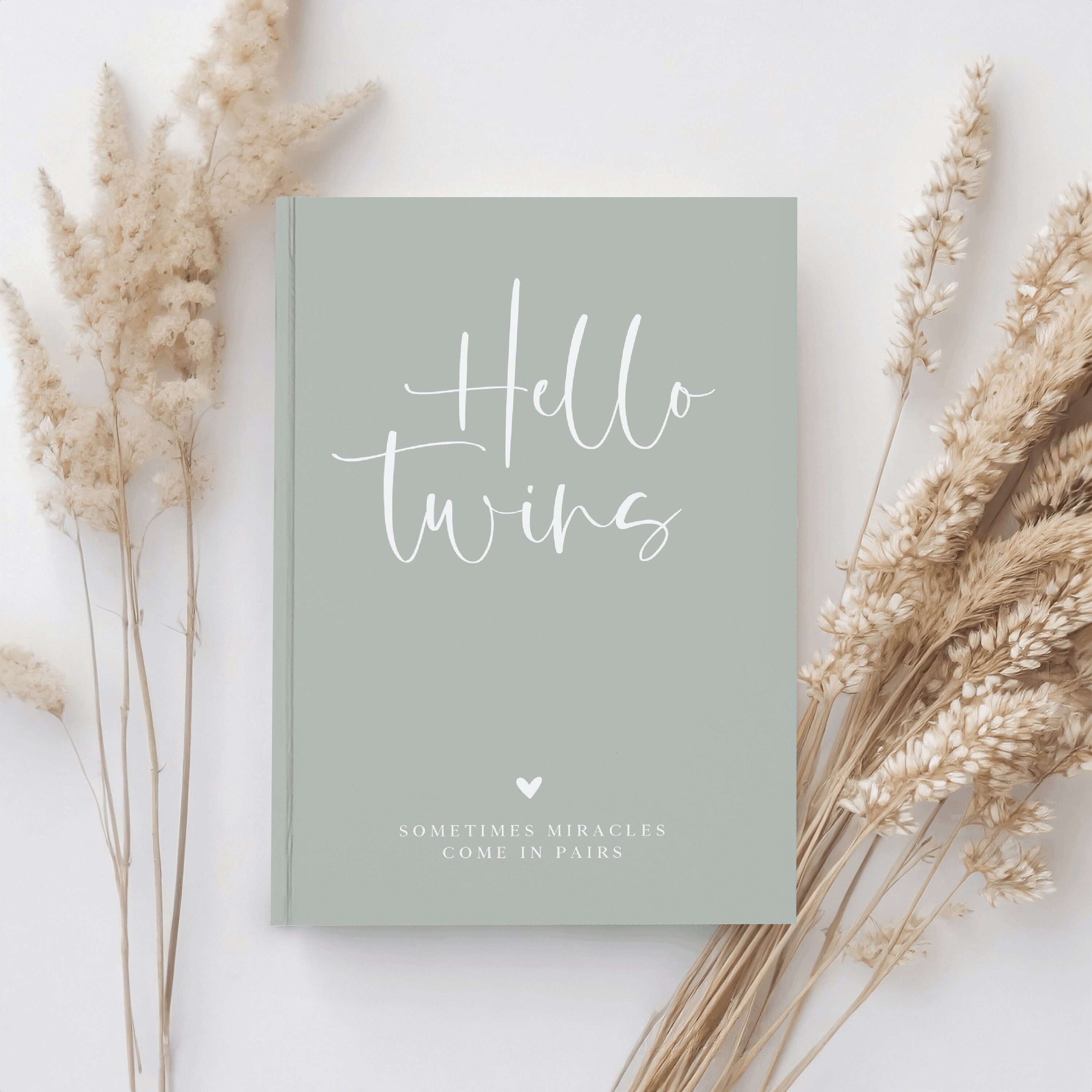Twin Pregnancy Book, Keepsake Twin Gifts, Twin Pregnancy Memory Book ...