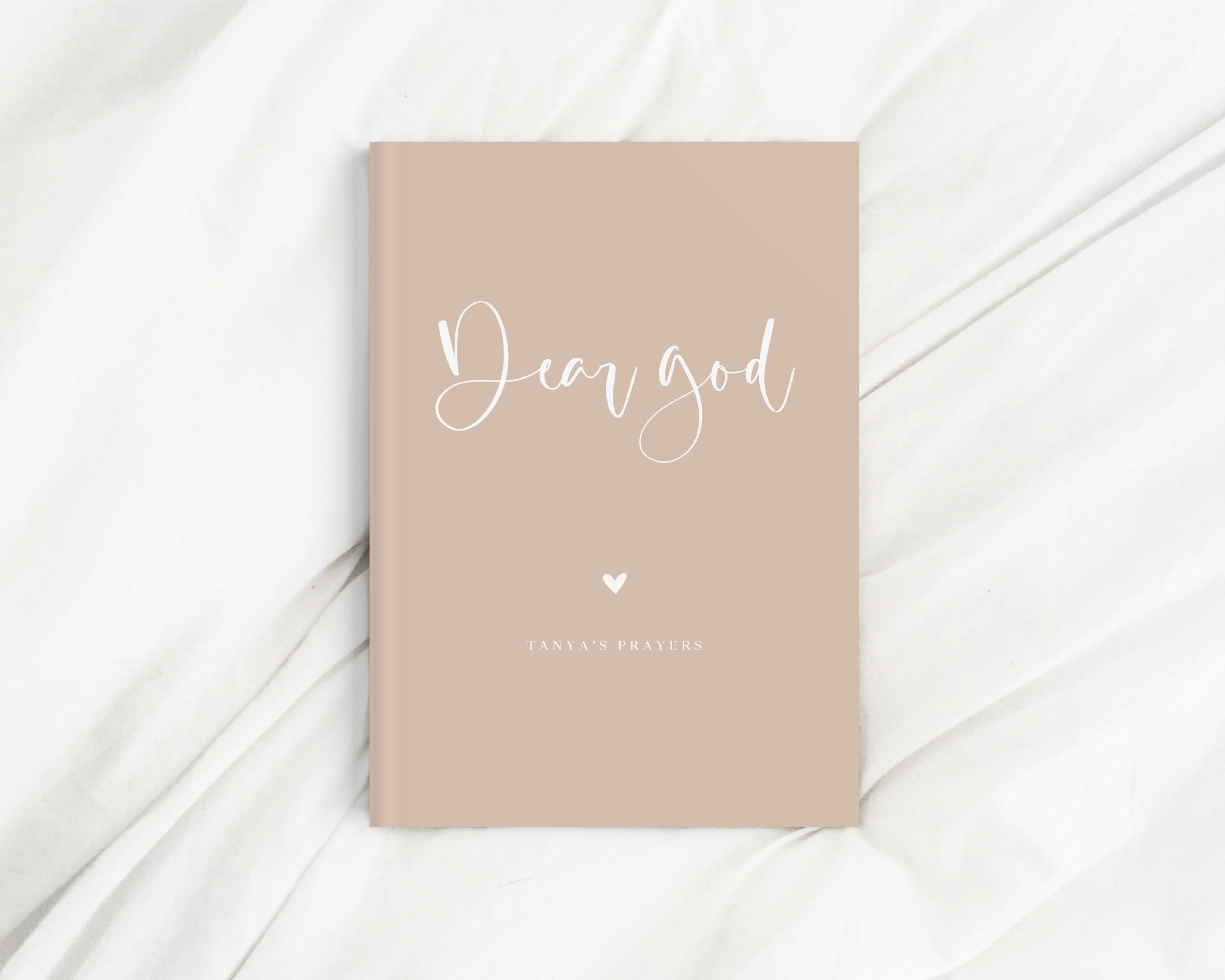 Dear God Custom Prayer Journal, Personalized Devotional Journal ...