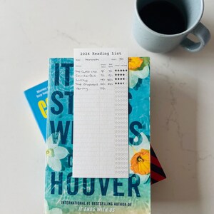 Printable 2025 Library Card Bookmark Reading Log Tracker - Digital ...
