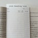 Printable 2024 Reading Log Bookmark With Heart Rating, Valentines Day ...