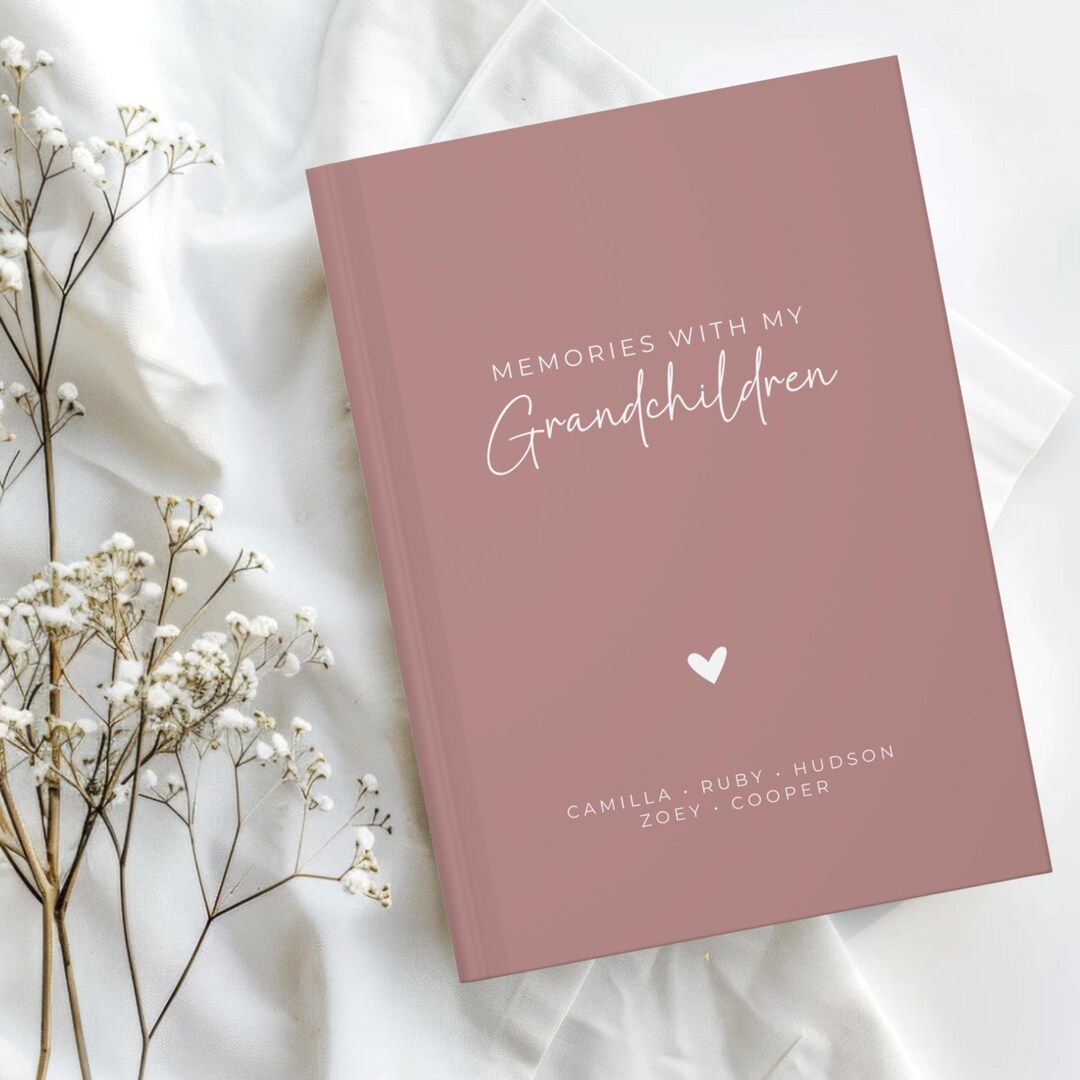 Grandma Memory Book Custom Gigi Gift Christmas Gifts for Grandma ...