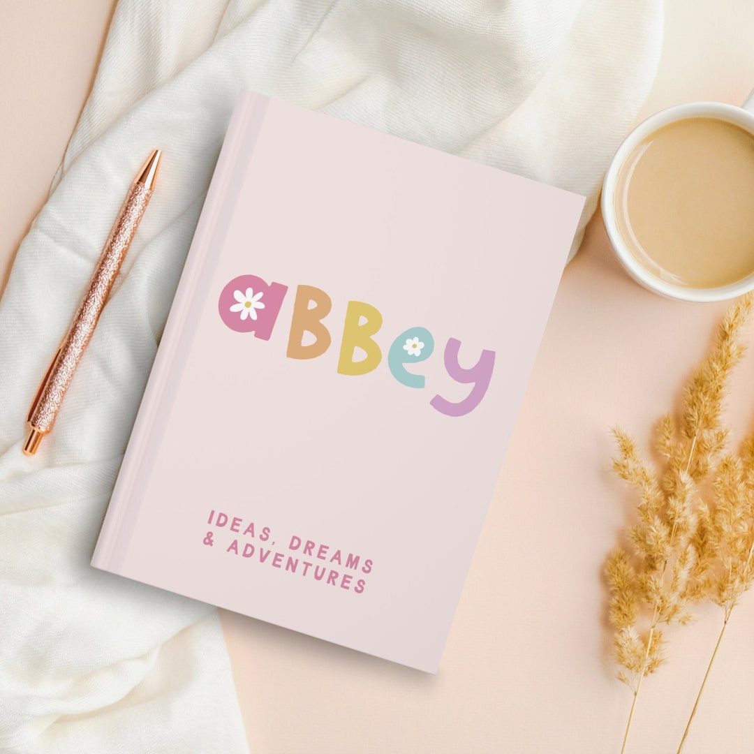 Personalized Journal for Girls, Custom Kids Notebook, Kids Journal ...