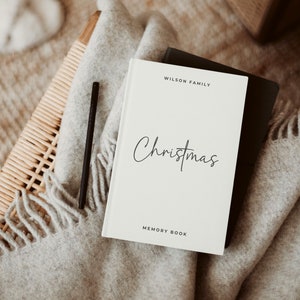 Custom Christmas Memory Book Christmas Journal Personalized Family ...