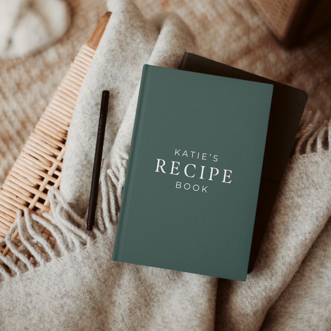Blank Recipe Book Custom Cooking Journal Personalized Cookbook Custom ...