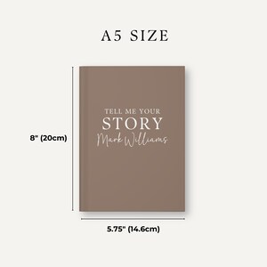 Custom Name Legacy Journal Dad Gift for Father Autobiography & Life ...