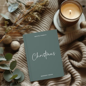 Custom Christmas Memory Book Christmas Journal Personalized Family ...