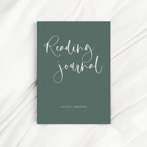 Personalized Reading Journal, Reading Log Journal, Book Club Gift, Book ...