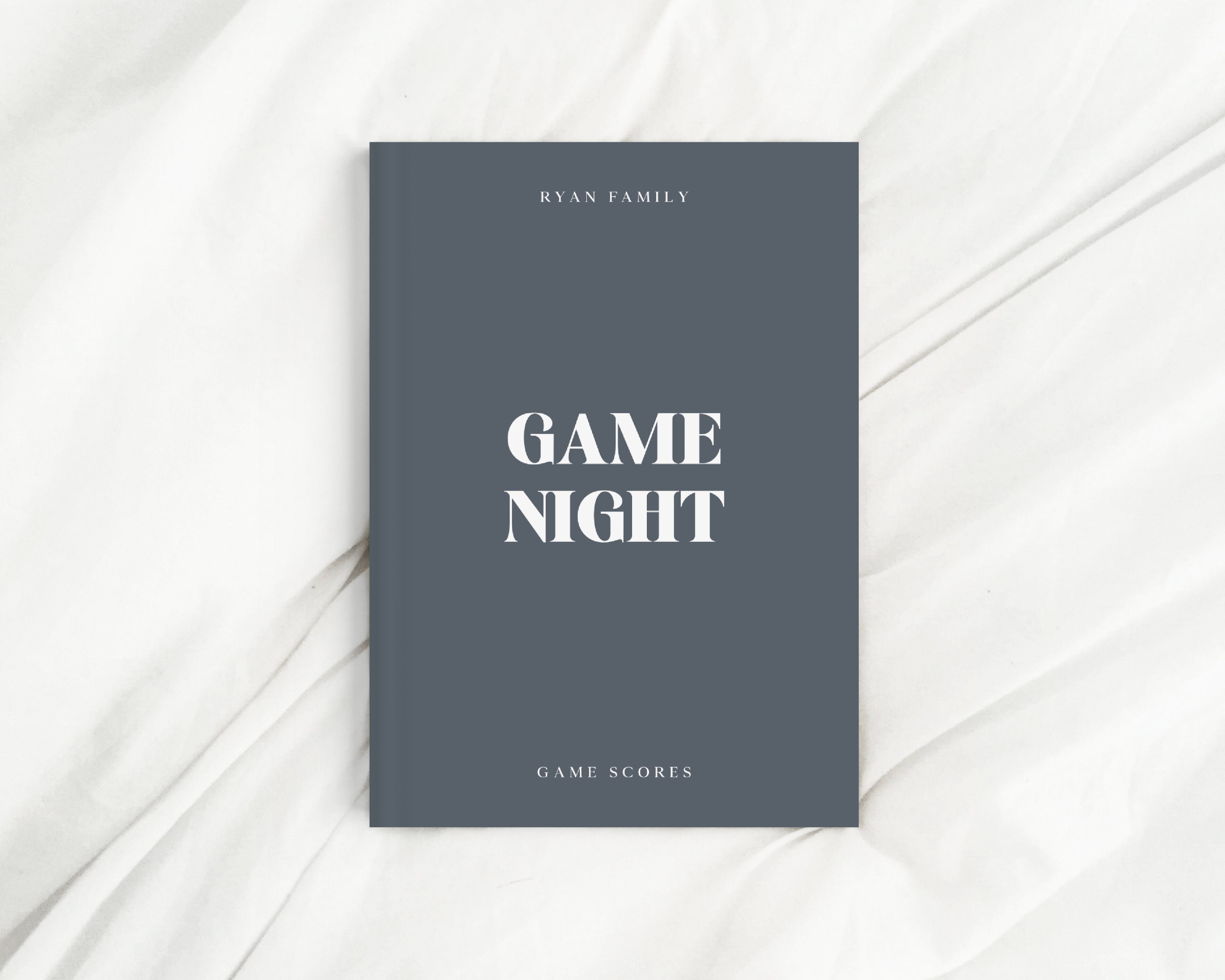 Custom Game Night Book, Personalized Board Game Gifts, Birthday Gift ...