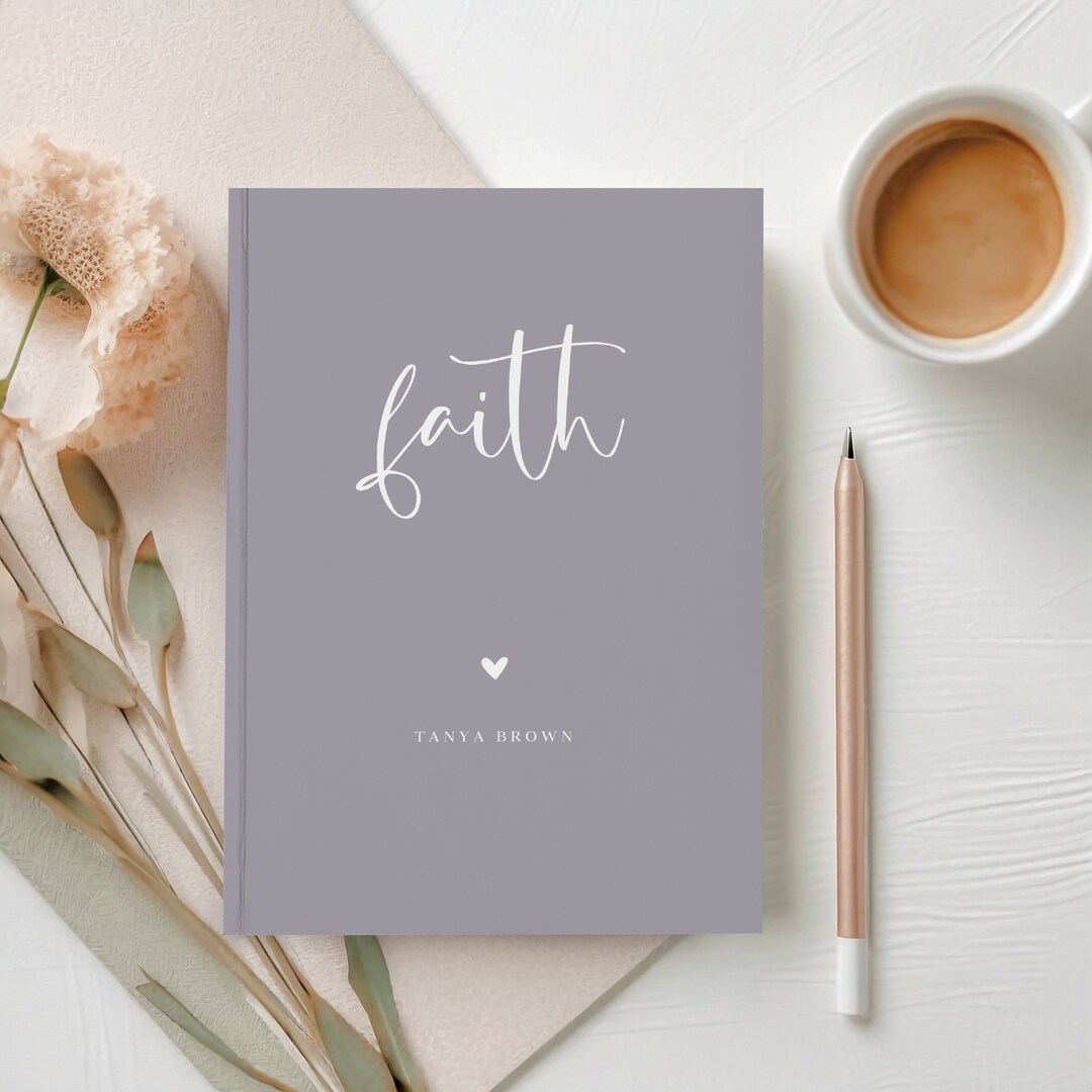 Personalized Faith Journal, Custom Prayer Journal, Christian Gifts for ...