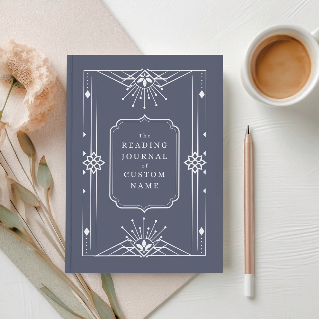 Personalized Reading Journal Custom Reading Tracker Journal Notebook A5 ...